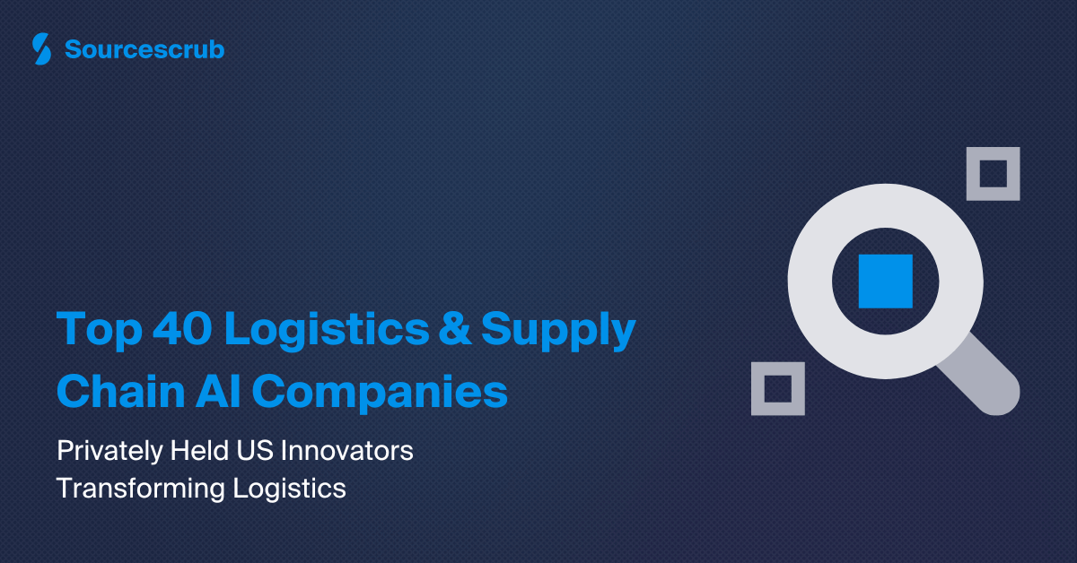 Top 40 Logistics & Supply Chain AI Companies - Privately Held US Innovators Transforming Logistics